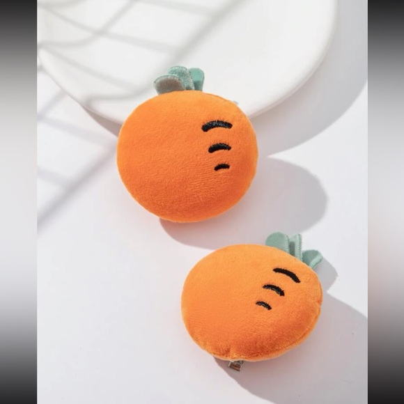Kathrono | Accessories | Super Adorable Pair Of Plushy Carrot Vegetable ...